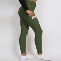China Green Printed Horse Riding Pants Nylon Full Seat Silicone Leggings With Phone Pocket for sale