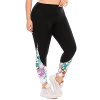 China Printing Front Zip Gym Plus Size Two Piece Workout Sets Sleeveless Nylon Spandex for sale