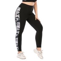 China Side Camo Plus Size Yoga Sets Moisture Wicking Sports Bra Top And Tight Leggings for sale