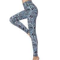 China ODM Digital Patterned Yoga Pants Moisture Wicking Womens 4 Way Stretch Leggings for sale
