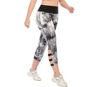 China Printed Tie Dye Workout Pants Yoga Leggings High Elastic For Fat Women for sale