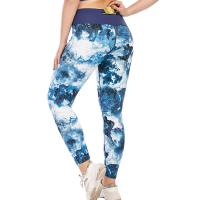 China Scrunch Booty Womens Tie Dye Leggings Plus Size Quick Dry yoga pants for sale