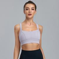 China Womens Cross Strappy Plus Size Sports Bra Running High Elastic Active Stretch for sale