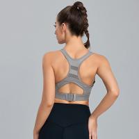 China Shockproof Plus Cup Sports Bra Womens Fixed Breast Pad With Shoulder Strap for sale