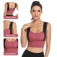 China Mesh Breathable Push Up Plus Size Sports Bra High Elastic Removable Padded for sale