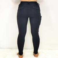 China XXS - XL Womens Horse Riding Leggings Tights Black No Slip Silicone Printing Breeches for sale