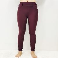 China Maroon Red Ladies Horse Riding Leggings Equestrian Breeches Womens Size XXS - XL for sale
