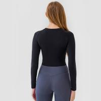 China Pro Skin Breathable Long Sleeve Workout Ladies Yoga Tops Slim Fit Casual Shirts for sale
