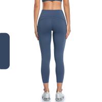 China Plus Size Color Blocking Traceless Nude Fitness Yoga Pants Ladies Leggings 80kg for sale