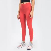 China Naked Feeling Pocket Yoga Pants 7/8 Ladies High Waisted Gym Leggings for sale