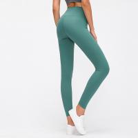 China Finished High Waisted Squat Proof Leggings Breathable Full Length Yoga Pants for sale