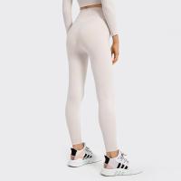 China Finished Workout Yoga Pants Capri Womens Nylon Leggings With Pockets for sale
