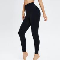 China Four Way Stretch Seamless Workout Leggings High Waisted Nylon Tight for sale