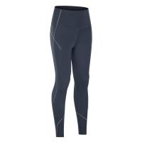 China Capri Cycling Nylon Womens High Waisted Workout Leggings With Tummy Control for sale