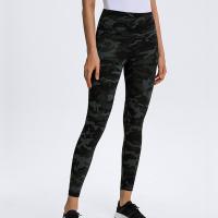 China High Waisted Non See Through Camo Yoga Leggings pants Breathable Size S - 2XL for sale