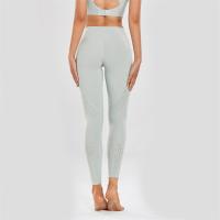 China Front Pocket Plus Size Yoga Pants Tummy Control Printed High Waisted Mesh Leggings for sale
