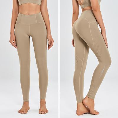 China Front Pocket Plus Size Yoga Pants Tummy Control Printed High Waisted Mesh Leggings for sale