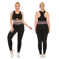 China Anti UV Women's Plus Size Sportswear High Waist Matching Sports Bra And Leggings for sale