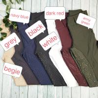 China Navy Blue Horse Riding Pants 9 Colors High Stretchy Full Seat Silicone Breeches for sale