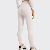 China 4 Colors Plus Size High Waisted Gym Leggings 4 Way Stretch Ladies Gym Leggings for sale