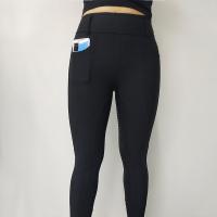 China Compression High Waisted Riding Breeches Woman Full Seat Black Equestrian Leggings for sale