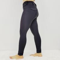 China Grey Equestrian Horse Riding Pants Leggings Full Seat Silicone for sale