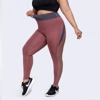 China Womens Tight Plus Size Yoga Pants Mesh Splicing High Elastic Quick Dry for sale