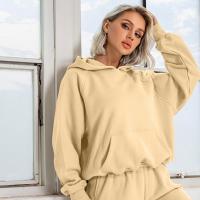 China Hooded Loose Athletic Sets Long Sleeve Plush Hip Hop Street Wear Jackets Joggers for sale