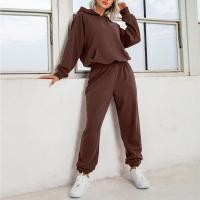 China Hooded Loose Athletic Sets Long Sleeve Plush Hip Hop Street Wear Jackets Joggers for sale