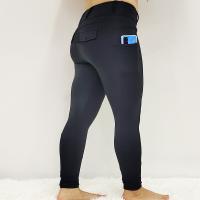 China Side Pocket Horse Riding Pants Brushed Keep Warm Equestrian Riding Leggings for sale