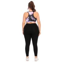 China Womens Leggings And Sports Bra Plus Size Yoga Sets High Elastic Anti Pilling for sale
