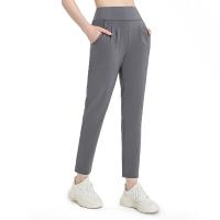 China Casual Straight Nylon Pocket Yoga Pants Nude Sports Leggings for sale