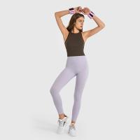 China Simple Breathable Cloud Sense Yoga Pants Capri Tight Slim Casual Anti Pilling for sale