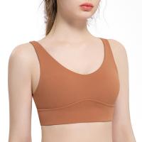 China Sexy Cross Shockproof Gathering Ladies Sports Bra Shaping Fitness Womens Yoga Bra for sale