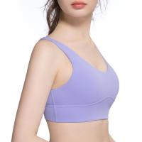 China Sexy Cross Shockproof Gathering Ladies Sports Bra Shaping Fitness Womens Yoga Bra for sale