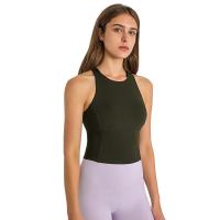 China Hot Sale Criss Back Padded Strappy Sports Bras Women Tank Top Active Stretch for sale
