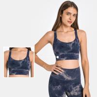 China Sexy Thin Strap Yoga Sports Bras Women Running Tops Built In Removable Pads for sale