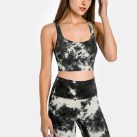 China Sexy Thin Strap Yoga Sports Bras Women Running Tops Built In Removable Pads for sale