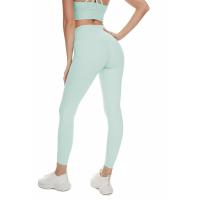 China Nylon Light Green Lightweight Women Yoga Bra Sets Active Stretch Yoga Fitness Leggings for sale