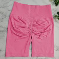 China Seamless Yoga Gym Cycling Shorts Scrunch Butt Push Up Nylon High Waist for sale