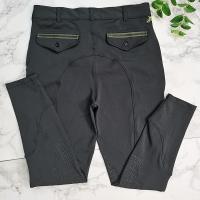 China Black Eco - Friendly Zipper Horse Riding Pants Breaches Apparel for sale