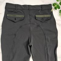China Black Eco - Friendly Zipper Horse Riding Pants Breaches Apparel for sale