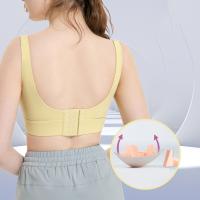 China Large Chest Nylon Sports Yoga bra Women High-Strength Integrated Gym Bra for sale