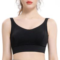 China Large Chest Nylon Sports Yoga bra Women High-Strength Integrated Gym Bra for sale