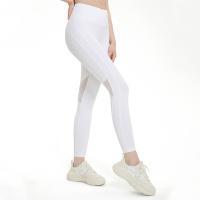 China 2XL Cool Feeling Mesh Fitness Leggings Women Elastic Hip Lifting Peach Yoga Pant for sale