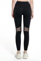 China 2XL Cool Feeling Mesh Fitness Leggings Women Elastic Hip Lifting Peach Yoga Pant for sale
