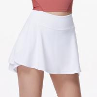 China White Mesh Lining Golf Skirt Fitness Light Comfortable Tennis Skort Wear for sale