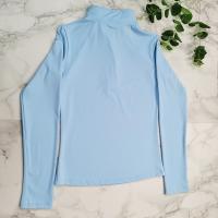 China Blue Women Anti UV Horse Riding Tops Equestrian Shirts 230gsm for sale