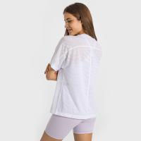 China XXL Women'S Short Sleeve Dry Fit Moisture Wicking Athletic Round Neck Tee for sale