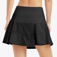 China 76cm Hip Womens Golf Clothes Pleated Tennis Skirts For Running Workout for sale